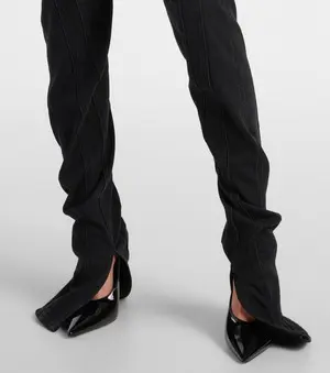 MUGLER High-rise Skinny Jeans