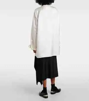 JIL SANDER Satin Shirt - White