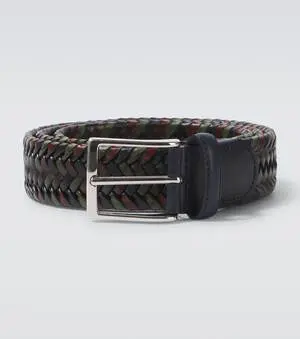 Rubinacci Rubinacci Woven Leather Belt Multicoloured