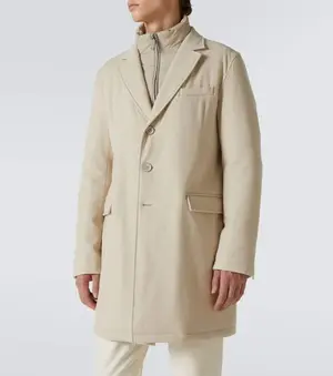 Herno Layered Wool Coat