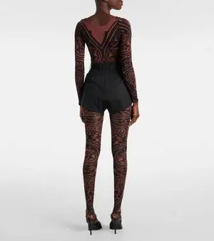Wolford X Etro Tattoo Paisley Bodysuit