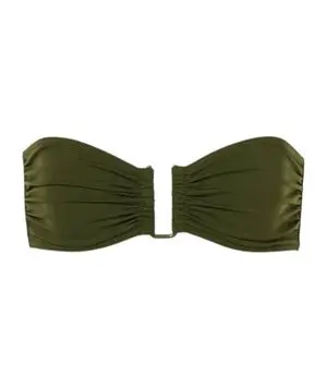 ERES Eres Show Bandeau Bikini Top Green