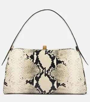 Khaite Cate Snake-effect Leather Shoulder Bag