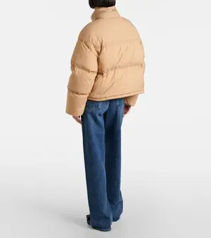 AMI Paris De Cœur Technical Canvas Down Jacket