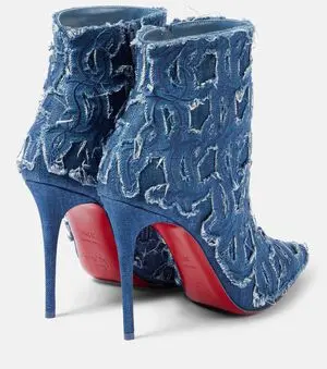 CHRISTIAN LOUBOUTIN So Kate 100 Denim Pumps