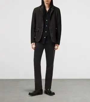 ALLSAINTS Leather Blazer