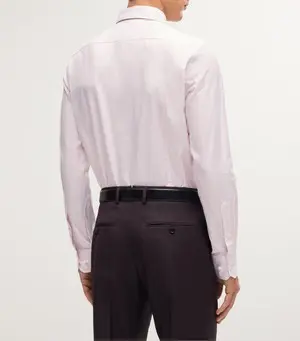 BOSS Cotton Striped Slim Shirt