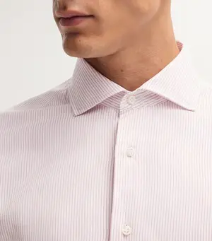 BOSS Cotton Striped Slim Shirt