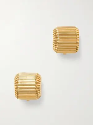 MARTHA CALVO Elle -plated Clip Earrings - Gold