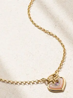 L'ATELIER NAWBAR Sailor Venus Small 18-karat Multi-stone Necklace - Gold