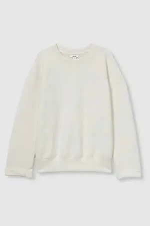 REISS Dylan Soft-touch Sweatshirt With Wool