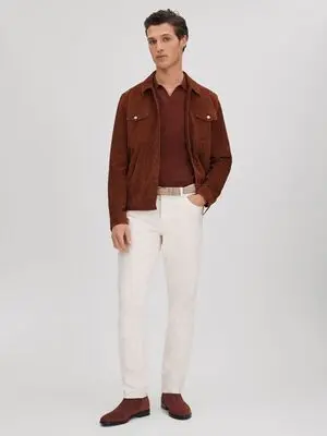 REISS Clay Suede Boots