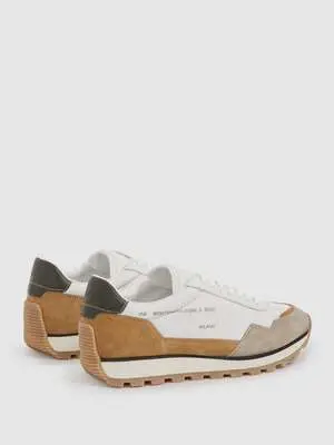 Hogan Panelled Trainers - White Multi