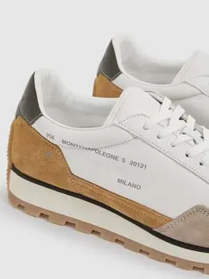 Hogan Panelled Trainers - White Multi