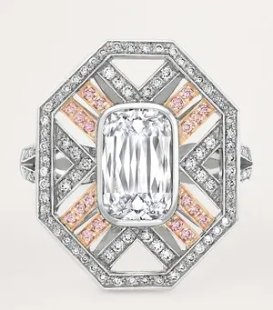 BOODLES Platinum And Diamond Ring