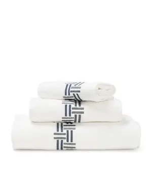Frette Basket Weave Hand Towel - Blue
