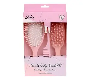 ARIA BEAUTY Aria Scalp & Hair Brush 3pc Set - One-color