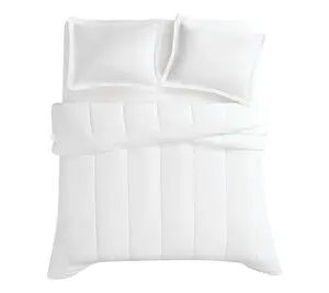 BROOKLYN Loom Oversized Cotton Percale Fu/qn 3p C Comforter Set