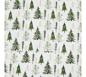 TRULY SOFT Trees King Flannel Sheet Set