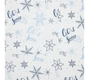 TRULY SOFT Let It Snow Queen Flannel Sheet Set