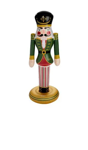 FUNBOY Small Classic Inflatable Nutcracker In Green - N,a