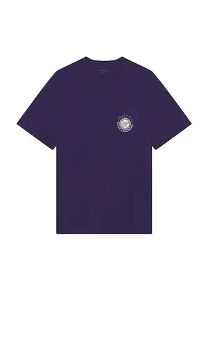MALBON Moose Pocket Tee In Blue