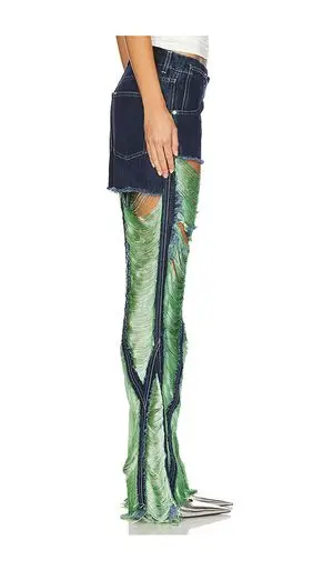 Off-White Shredded Denim
