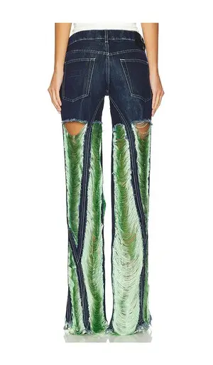 Off-White Shredded Denim