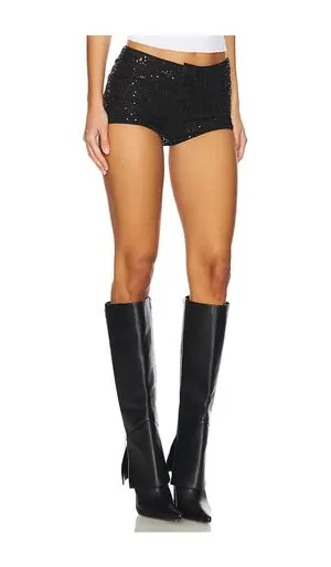 Superdown Shani Micro Shorts - Black