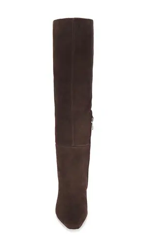 Sam Edelman Wide Calf Sylvia Boots - Chocolate Brown