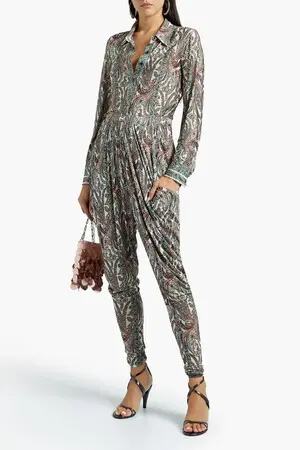 Isabel Marant Étoile Printed Stretch-jersey Shirt