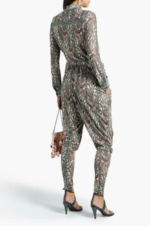 Isabel Marant Étoile Printed Stretch-jersey Shirt
