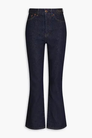 Chloé Embroidered Bootcut Jeans