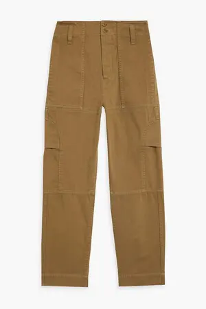 Isabel Marant Samso Cotton Cargo Pants - Light Brown