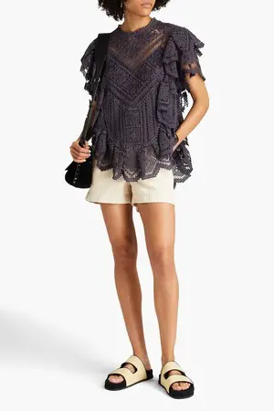 Isabel Marant Étoile Zainos Crocheted Blouse