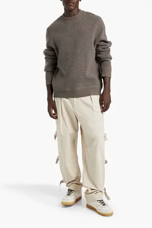 Isabel Marant Étoile Ogiel Buckle-detailed Cotton Pants