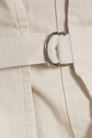 Isabel Marant Étoile Ogiel Buckle-detailed Cotton Pants