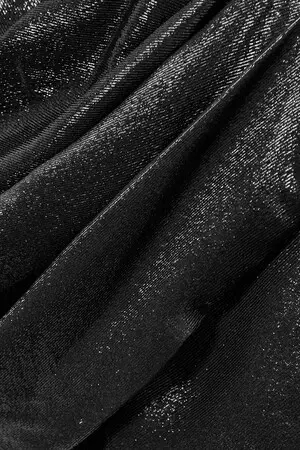 Isabel Marant Étoile Bagota Draped Metallic Silk-blend Mini Dress