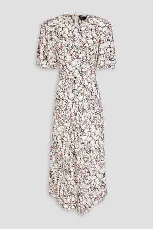 Isabel Marant Étoile Berwick Printed Silk Crepe De Chine Midi Dress