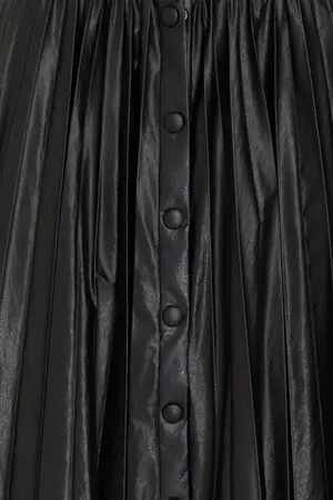 Isabel Marant Étoile Davis Asymmetric Pleated Maxi Skirt