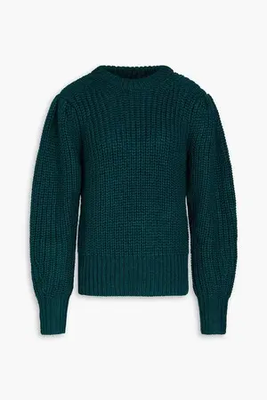 MARANT ETOILE Pleane Ribbed Wool-blend Sweater