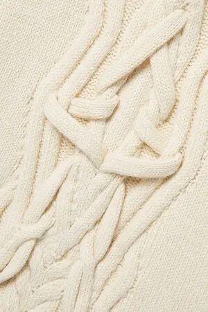 Isabel Marant Étoile Adrienne Cable-knit Merino Wool-blend Midi Dress