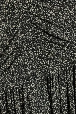 Isabel Marant Étoile Jenny Pleated Printed Stretch-jersey Midi Dress