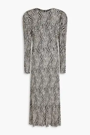Isabel Marant Étoile Polkadot Jersey Maxi Dress
