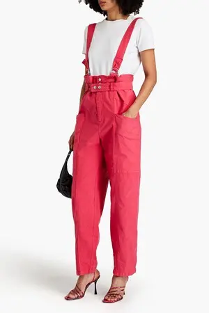 Isabel Marant Ekla Linenblend Ripstop Tapered Pants