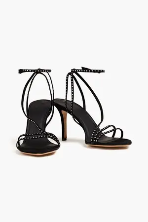 Isabel Marant Crystal-embellished Suede Sandals