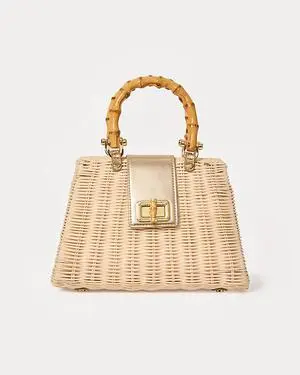 Lilly Pulitzer® Leena Top Handle Bag - Natural