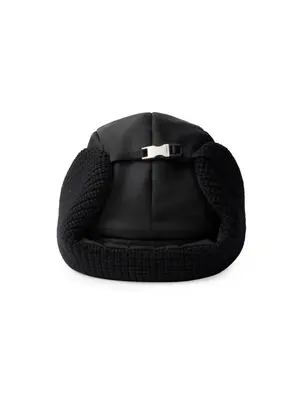 Prada Re-nylon And Wool Trapper Hat
