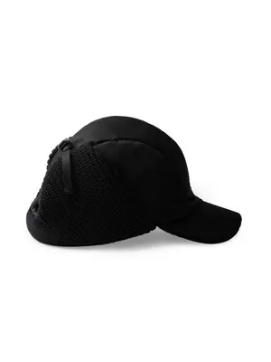 Prada Re-nylon And Wool Trapper Hat