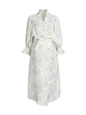 arabella embroidered tulle maxi dress Kiko Floral Dress main image 1
